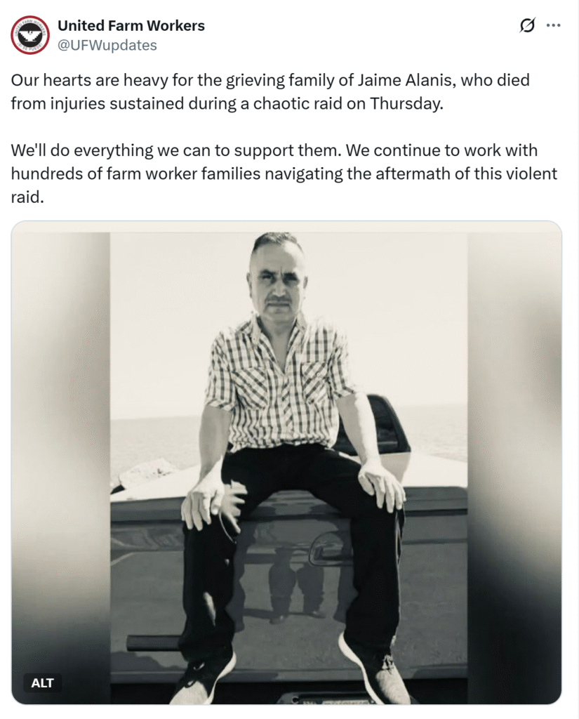 Mexico's Foreign Affairs Ministry Confirms Death of Mexican Farmworker ...